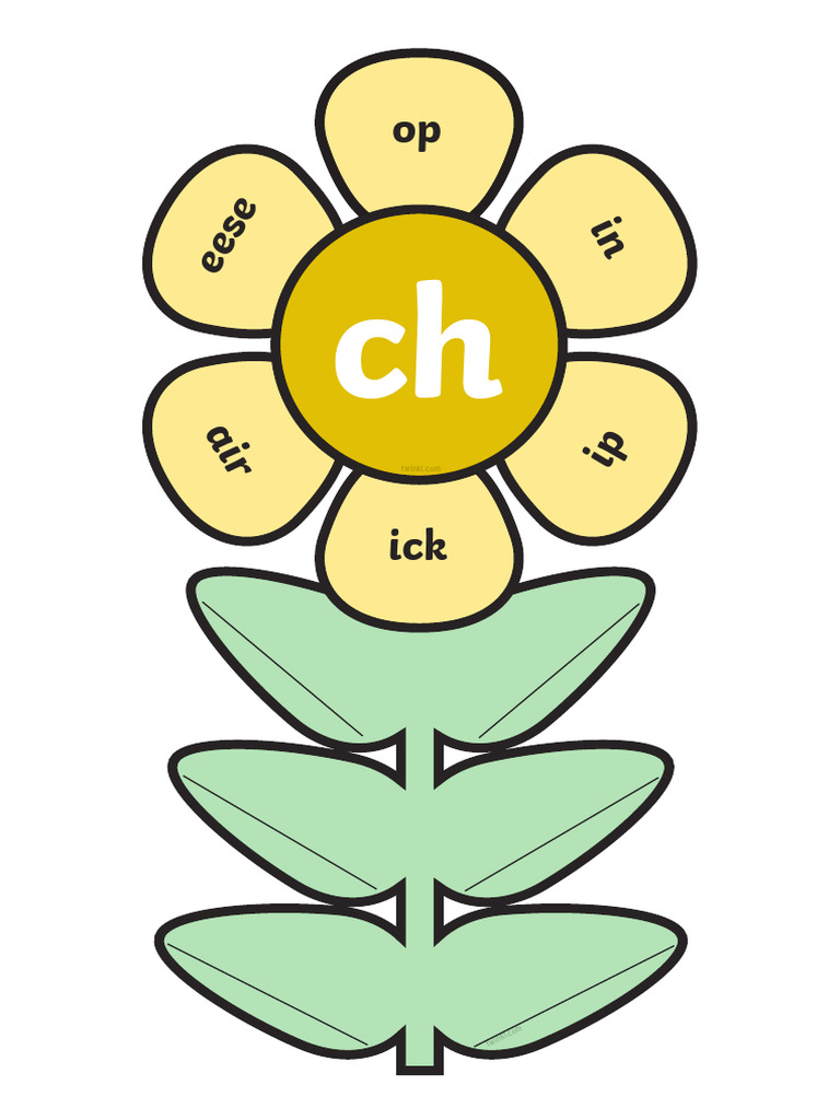 Phonics Flower Activity | PDF