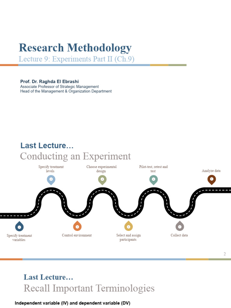 Lec 9 | PDF | Experiment | Dependent And Independent Variables