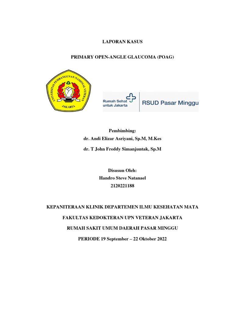 Laporan Kasus Handro | PDF