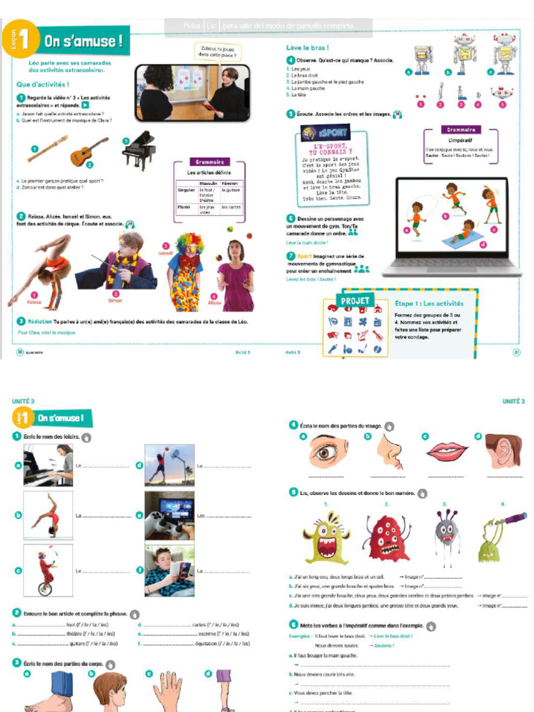 Unité 3 - Lecon 1 | PDF