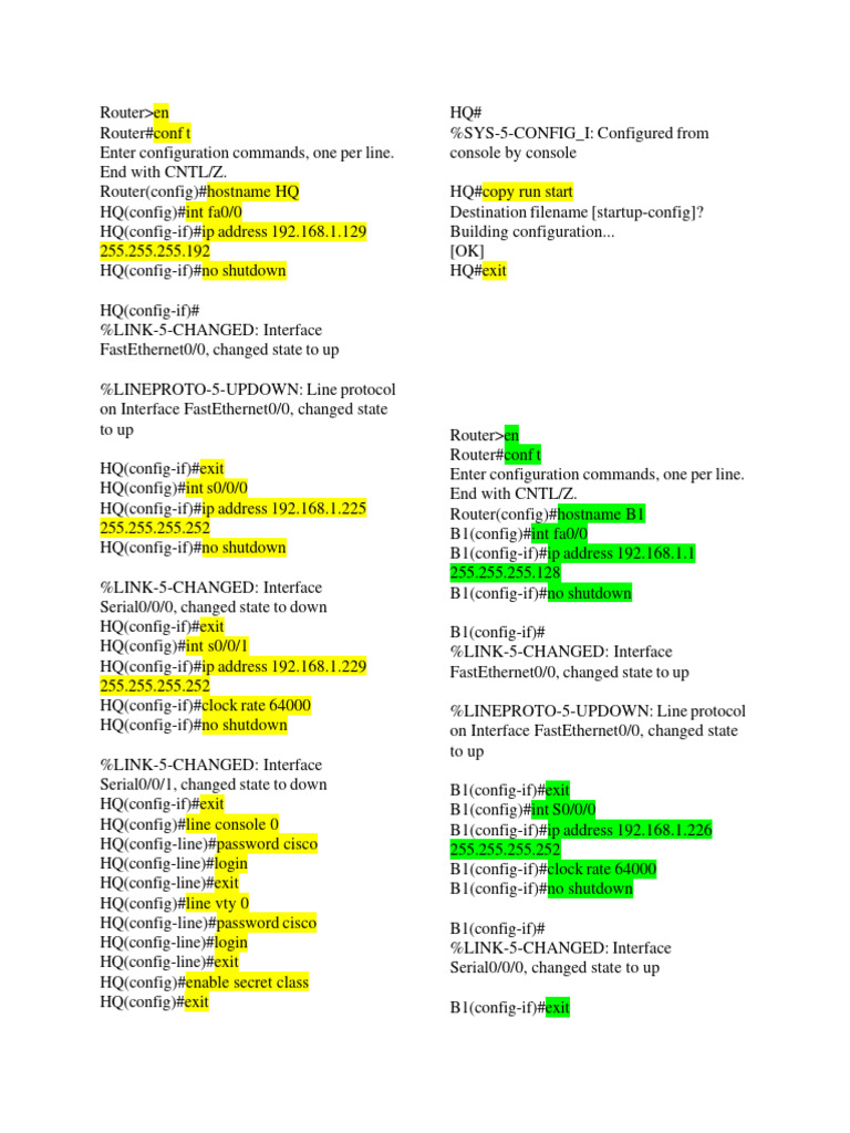 Assignment 1 Guide | Download Free PDF | Command Line Interface | Network Protocols