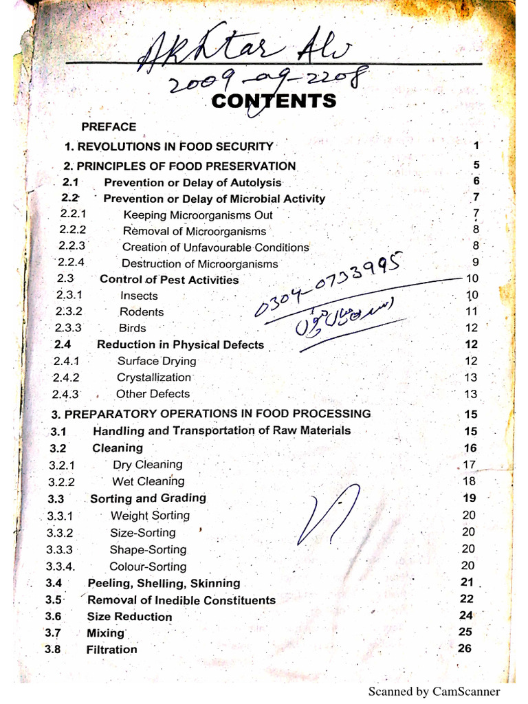 Food Processing and Preservation Guide | PDF