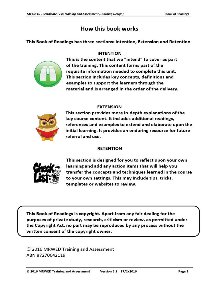 Book of Training and Assessment | PDF | Vocational Education ...