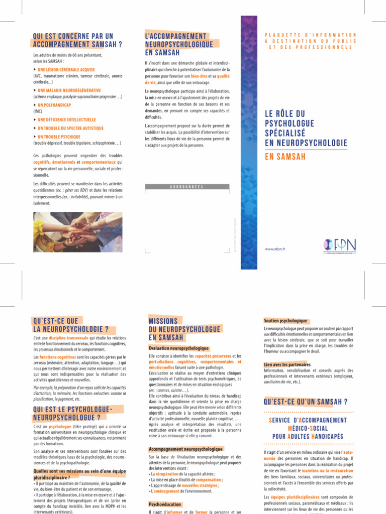 Plaquette OFPN SAMSAH | PDF