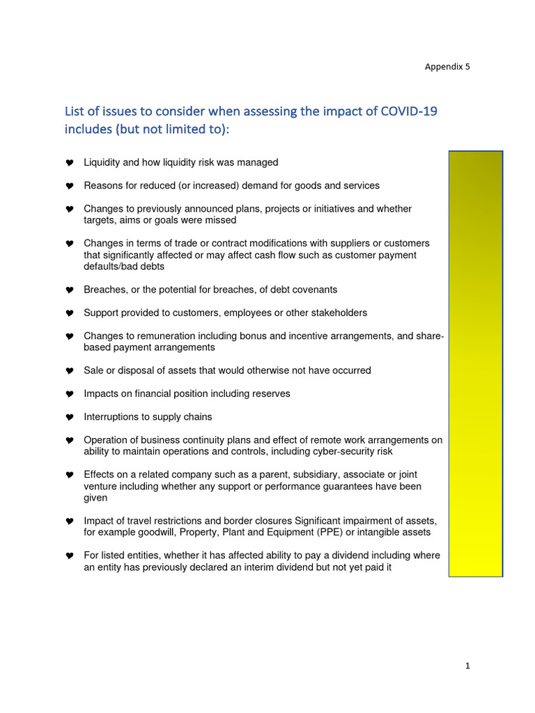 Appendix 5 Checklist For Directors and Managers | PDF | Audit | Business