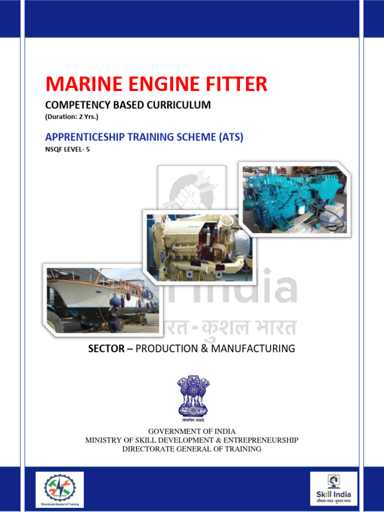 ATS-Marine Engine Fitter-NSQF-5 | PDF | Apprenticeship | Mechanical ...