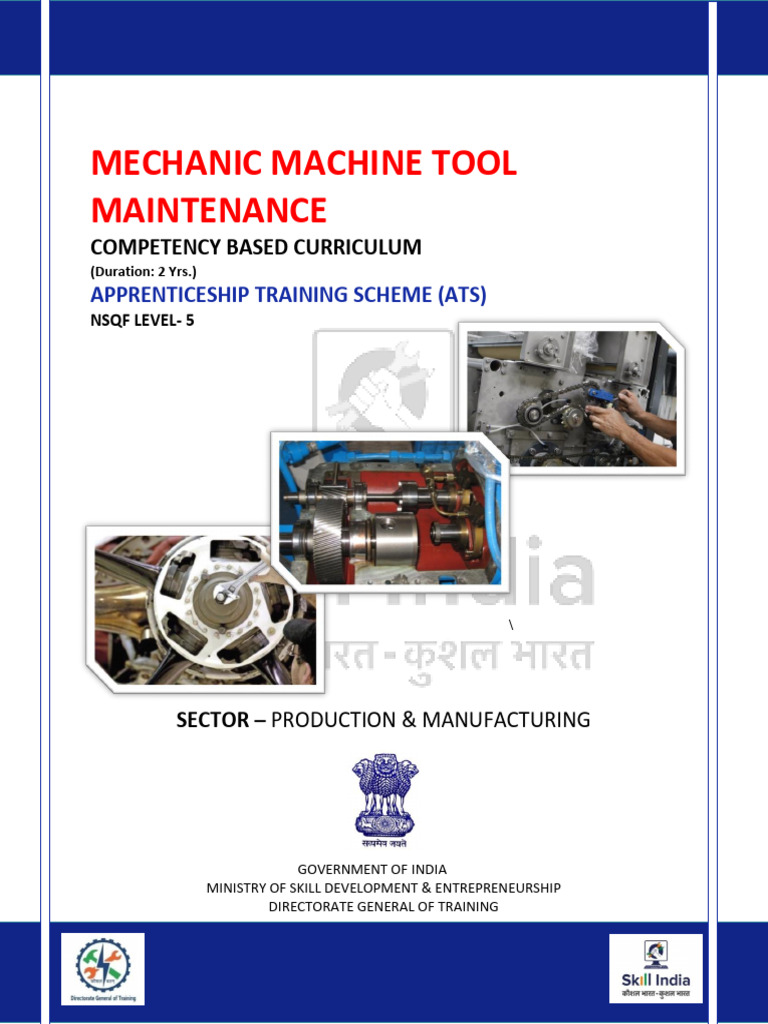 Ats MMTM NSQF 5 | PDF | Apprenticeship | Vocational Education