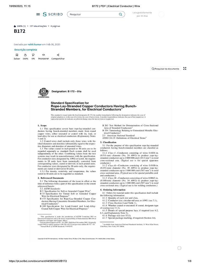 ASTM B172 (Cl. 5 | PDF