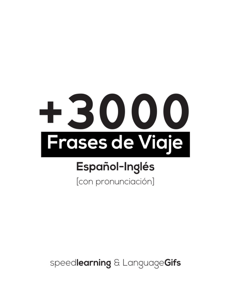 Frases de Viaje Español-Inglés | PDF | Artes del Lenguaje y Comunicación