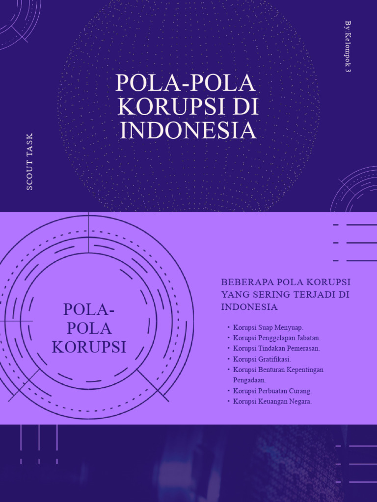Pola-Pola Korupsi Di Indonesia | PDF