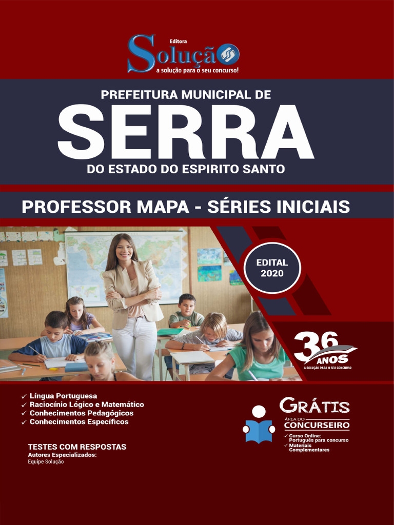 Apostila Prefeitura de Serra - Es 2020 - Professor Mapa - S Ries Iniciais PDF | Download grátis ...