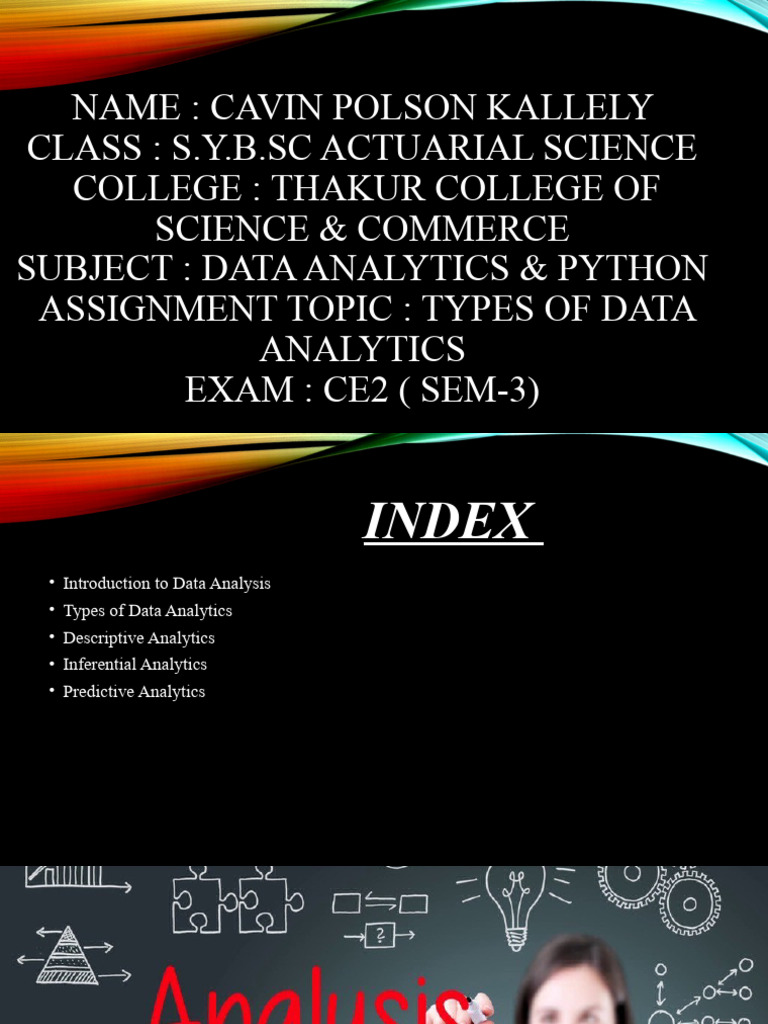 3706 CavinPolsonKallely DataAnalytics&Python TypesOfDataAnalytics CE2 Aug22 | PDF | Data ...