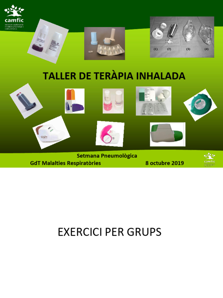 Taller Teràpia Inhalada Camfic | PDF