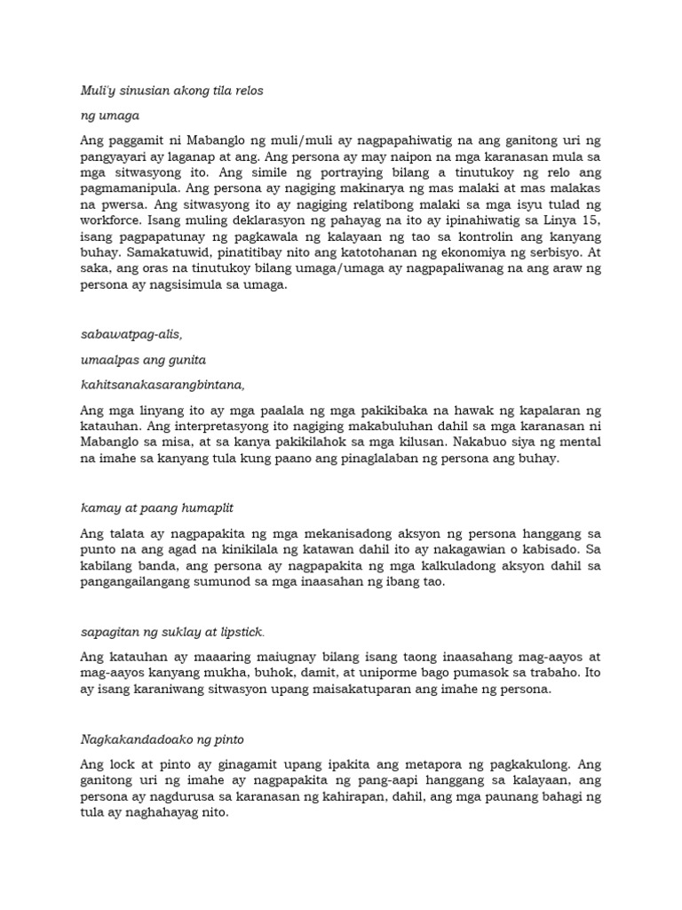 Interpret SOSLIT | PDF