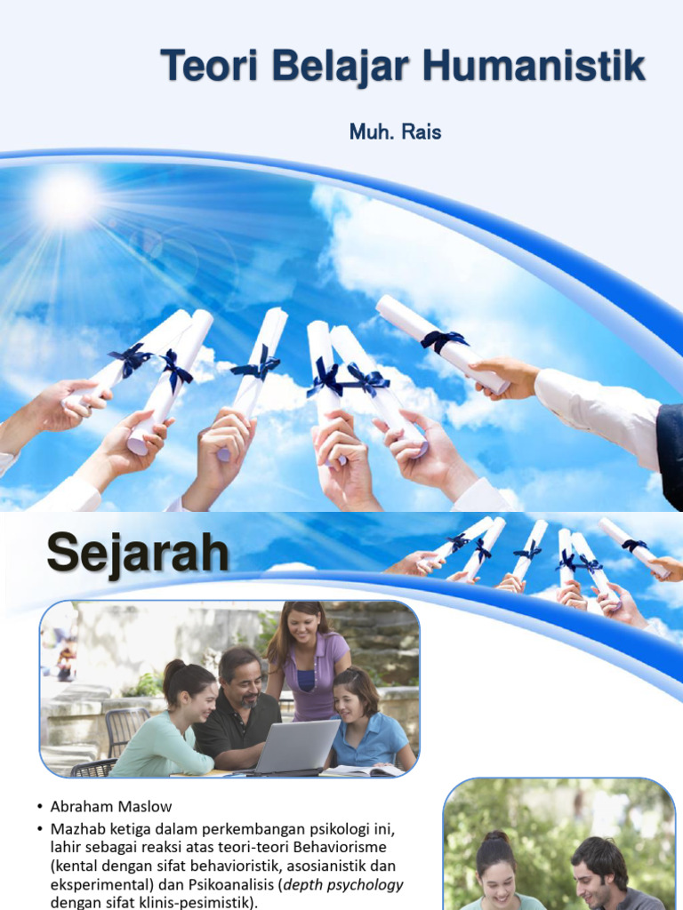 Materi 5 Teori Belajar Humanistik | PDF | Filsafat | Pengembangan Diri