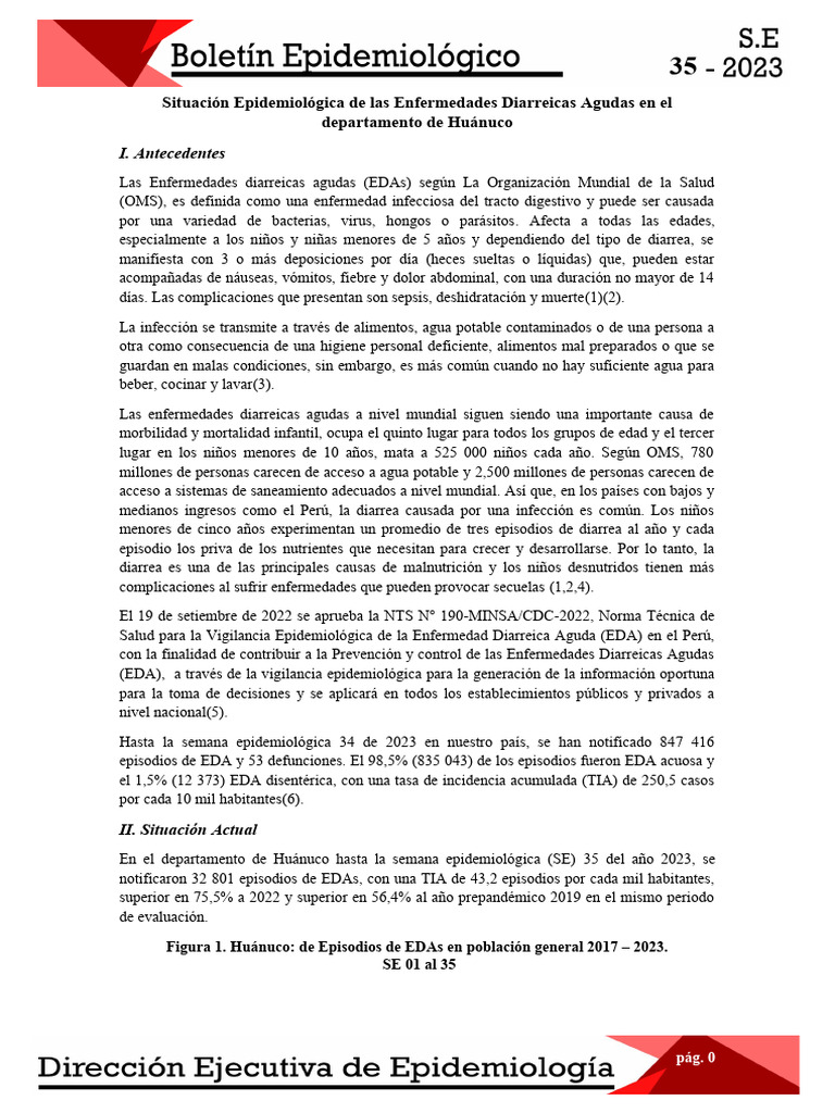 Edas Se 35 - 2023 | PDF | Diarrea | Humanidades Médicas