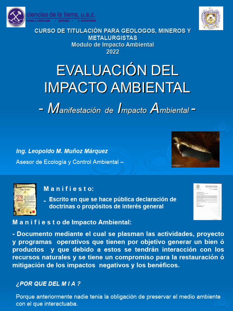 02 - Evaluación Impacto Ambiental | PDF | Entorno natural | Ecosistema