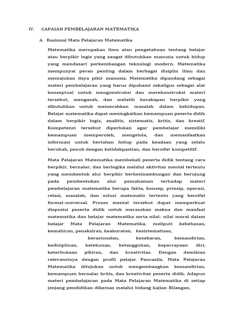 CP Fase C Matematika | PDF