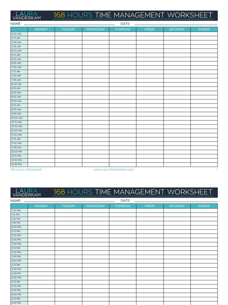 168 Hours v2 | PDF | Career & Growth | Home & Garden