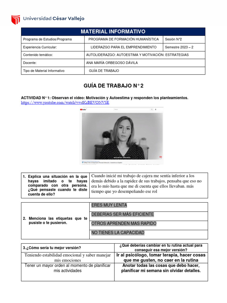 Material Informativo Sesión 2 | PDF