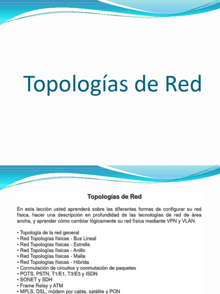 Act. 6 Topologias de Red | PDF