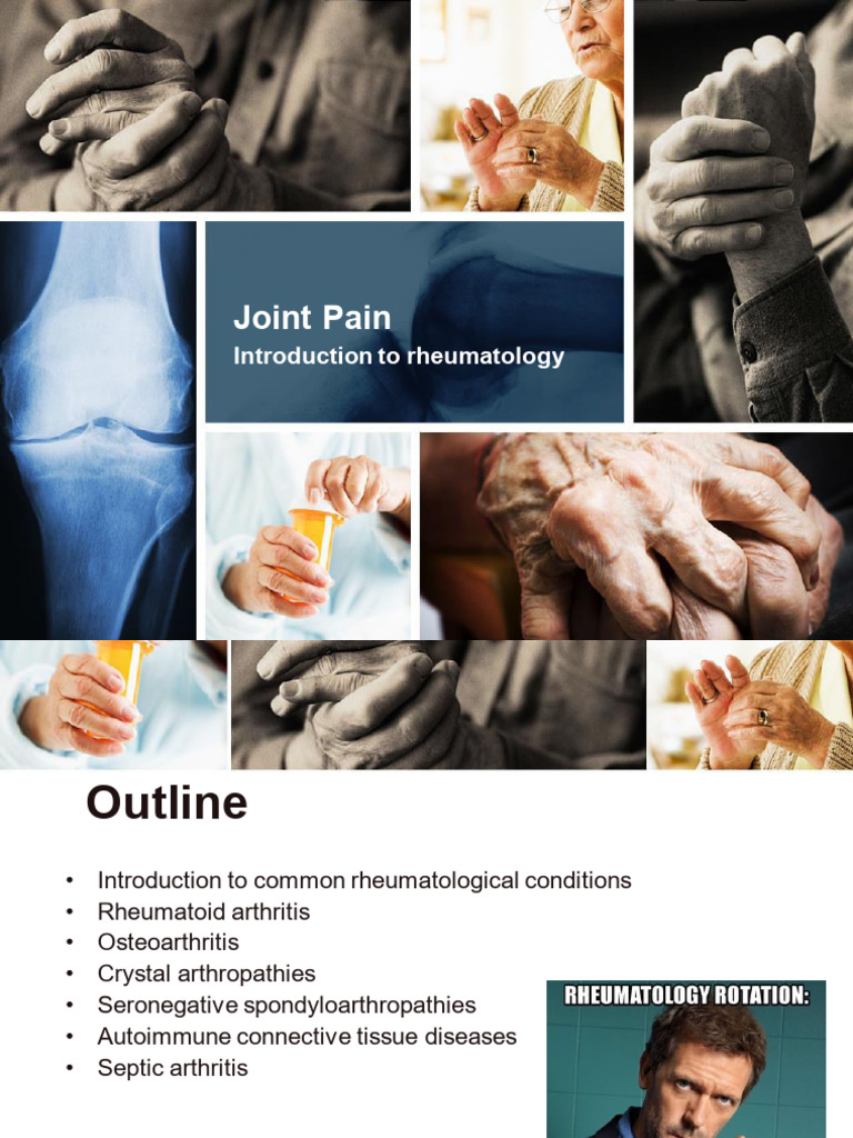 Joint Pain - Class | PDF | Arthritis | Rheumatoid Arthritis