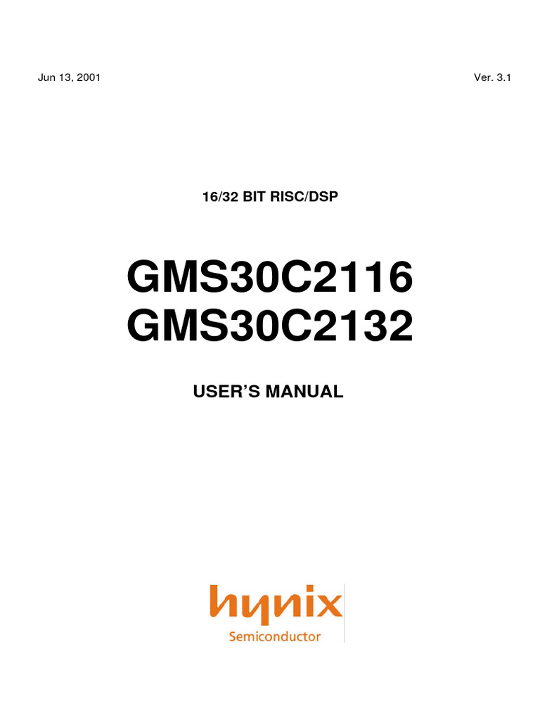 GMS30C2116 | PDF | Dynamic Random Access Memory | Digital Signal Processor