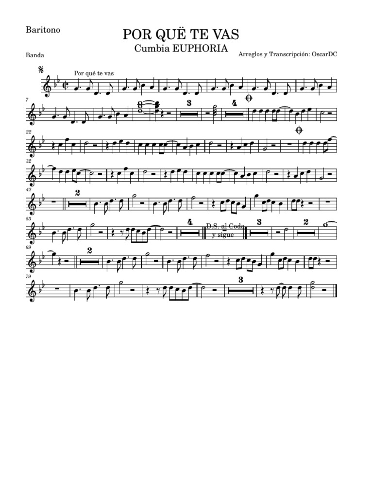 POR QUË TE VAS-Baritono-1 | PDF