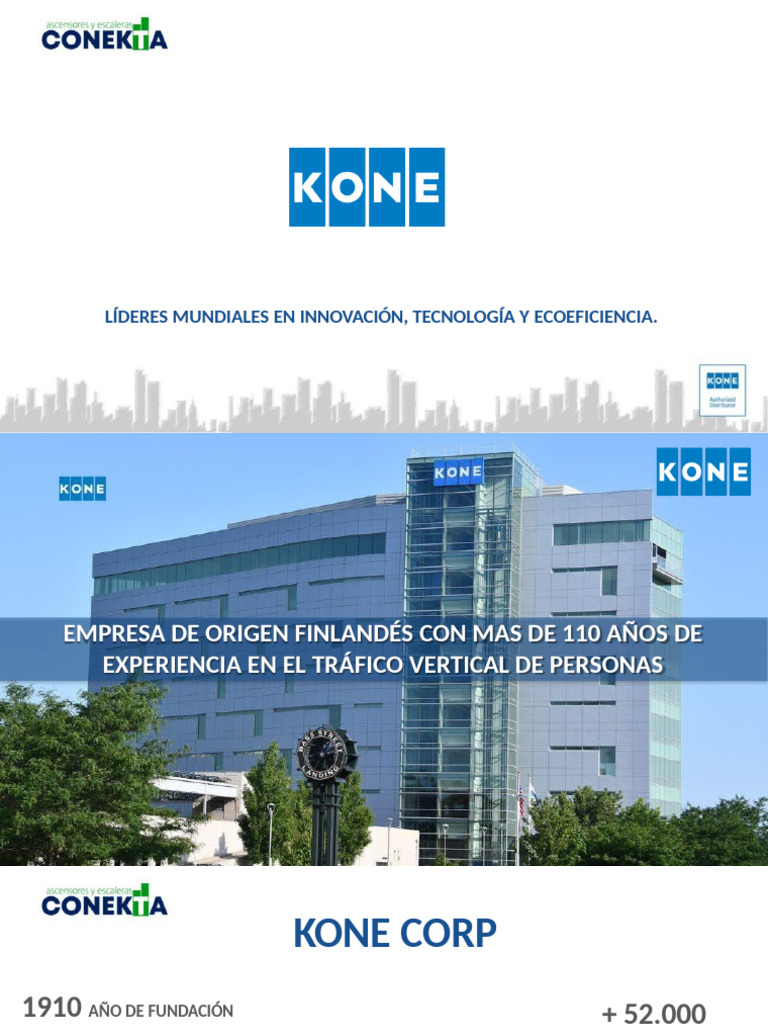 PRESENTACIÓN CONEKTA-KONE | PDF | Ascensor