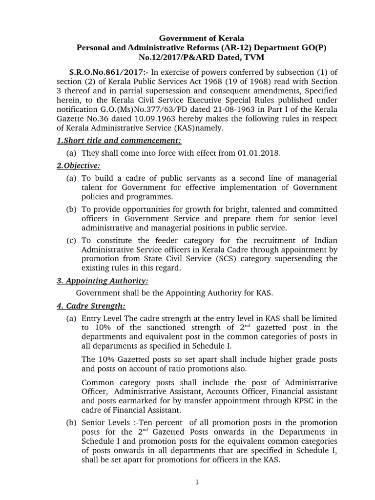 Special Rule Kas | PDF | Government