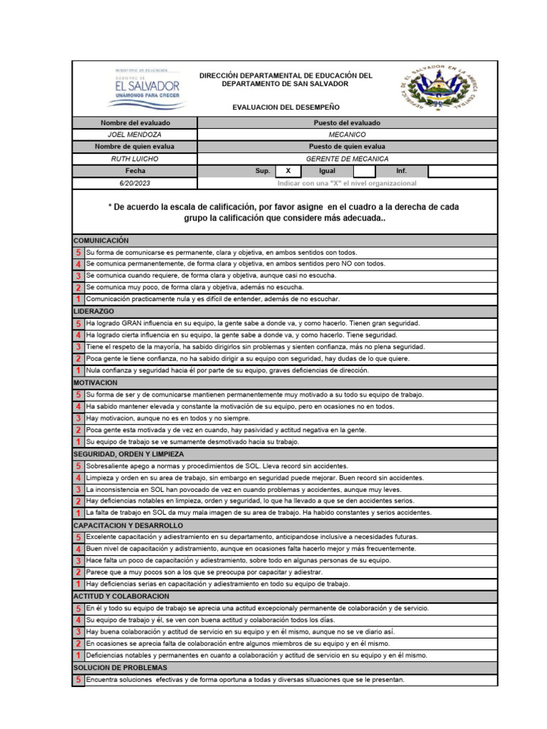 Evaluación Del Desempeño 360 Grados | PDF | Motivación | Motivacional