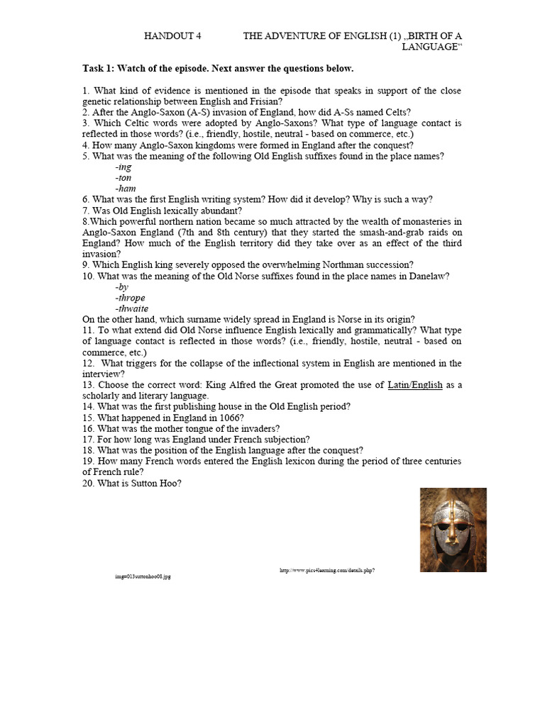 BBC Episode 1 - Questions | PDF