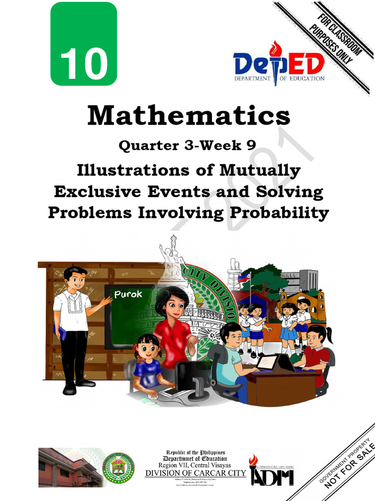 Math 10 SLM Q3 W9 V1.0 CC Released 20april2021 | PDF | Odds | Probability