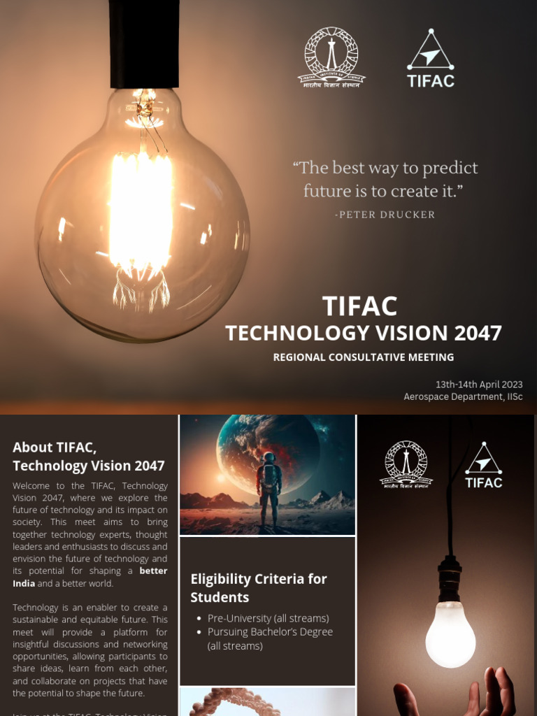 TIFAC, Brochure | PDF | Expert | Intelligence