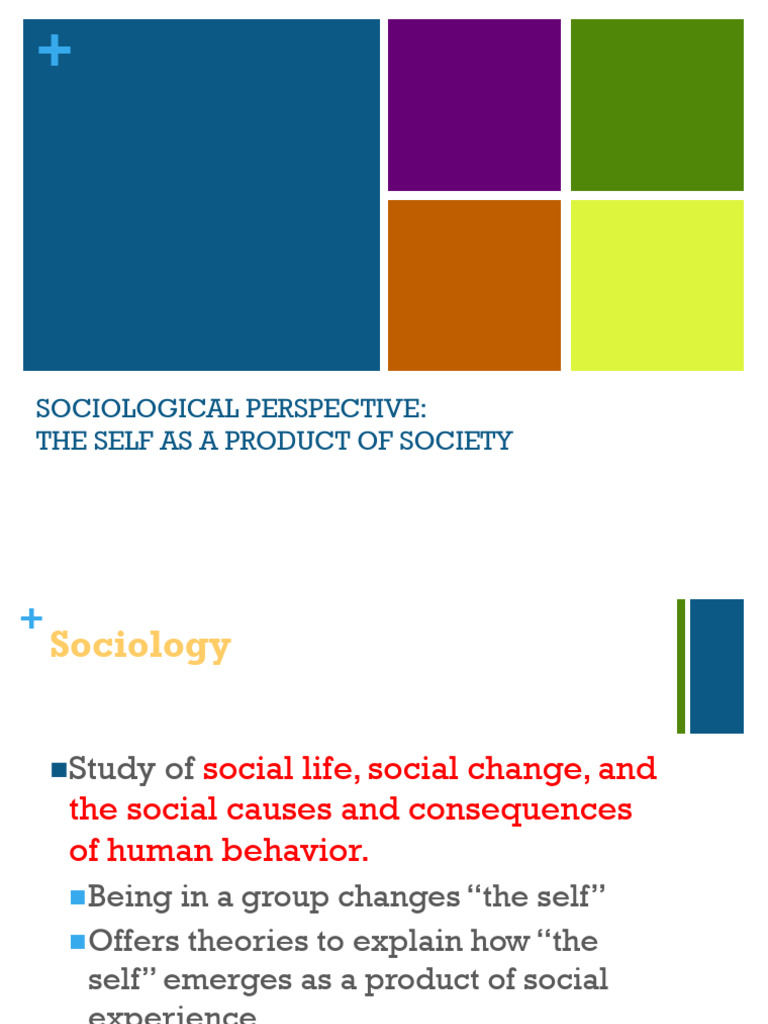 Chapter 2 - Sociological Perspectives of The Self | PDF | Self Concept ...