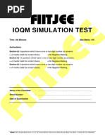 IOQM 2021 Question Paper With Solutions | PDF | Area | Triangle