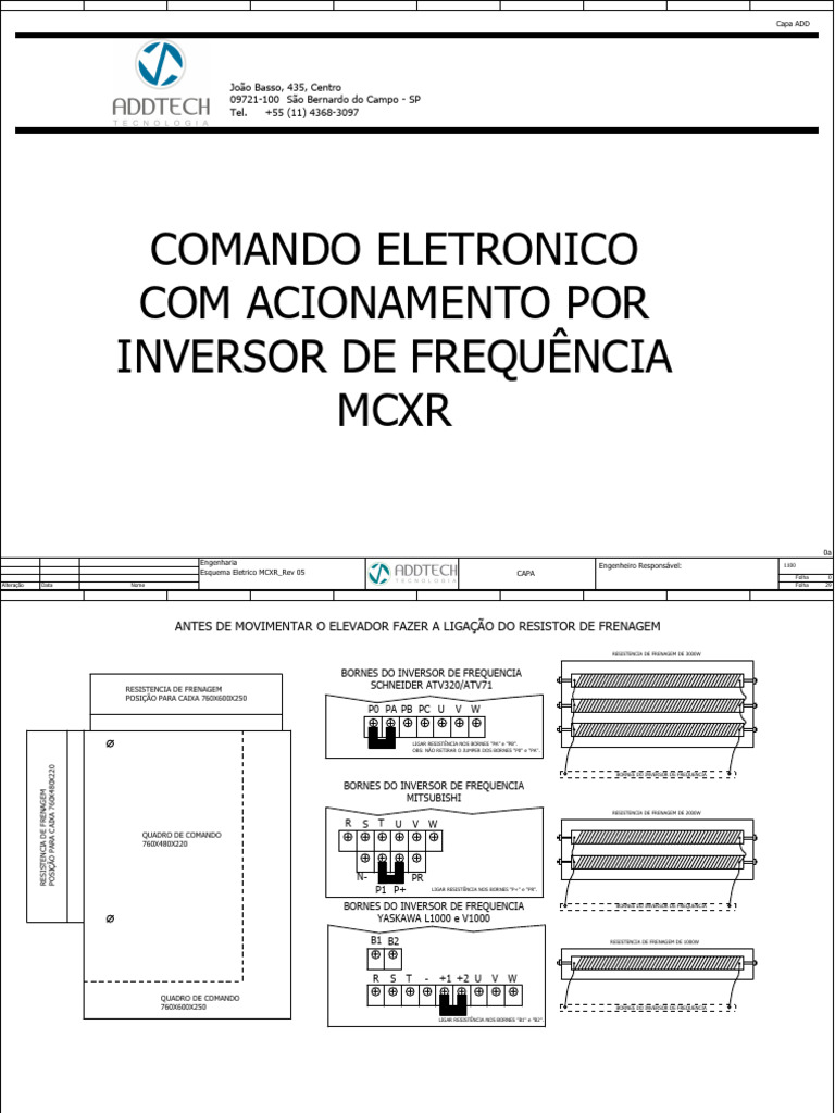 Esquema Eletrico MCXR - Rev 05 | PDF | Energia elétrica | Engenharia Elétrica
