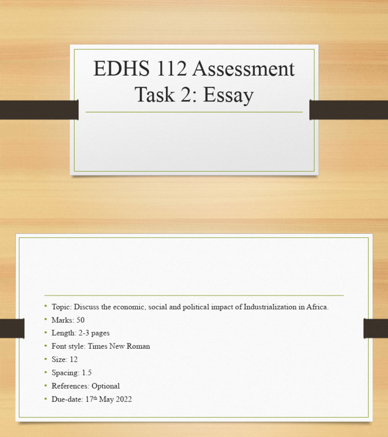 EDHS 112 Assessment Task 2 | PDF