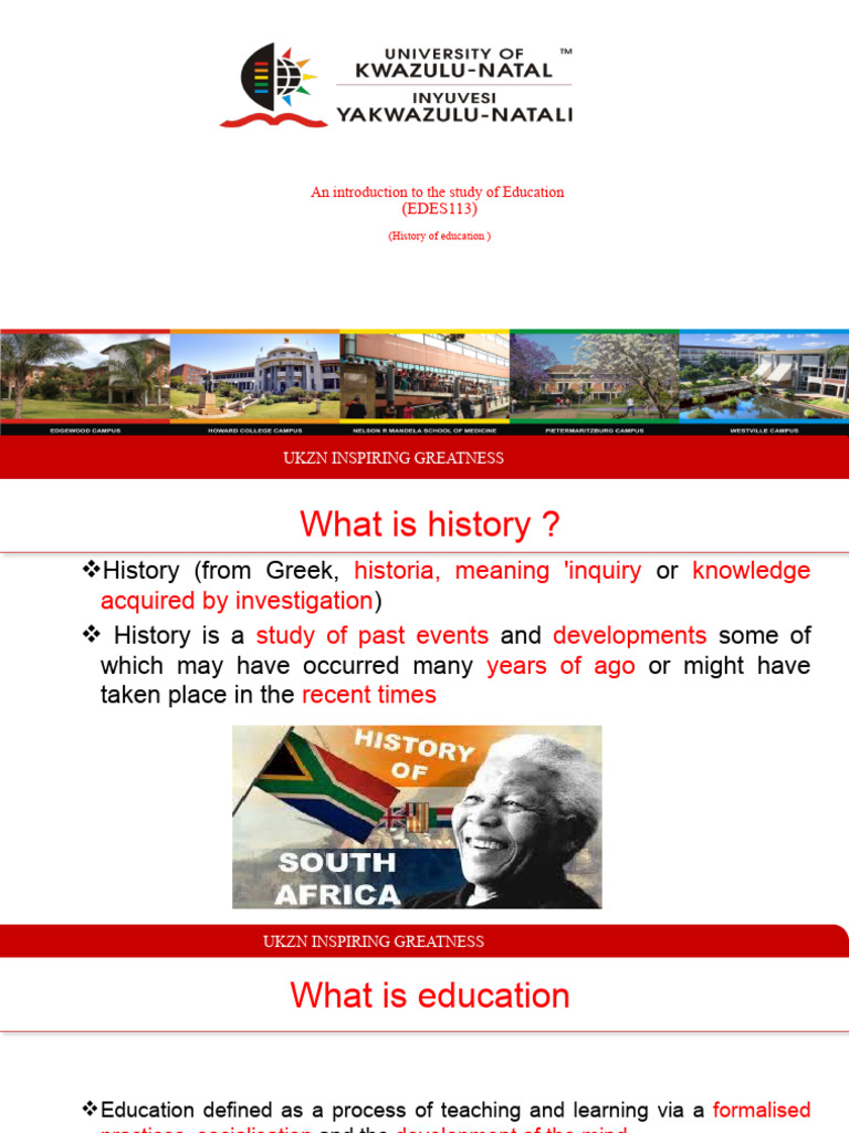 History of South African Education System Pre - 1994 | PDF