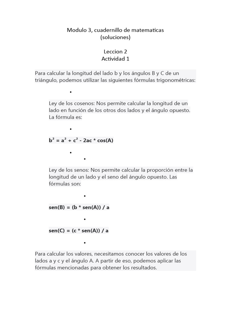 Modulo 3 de Matematicas | PDF