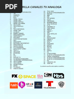 Listado de Canales Directv | PDF | Arte