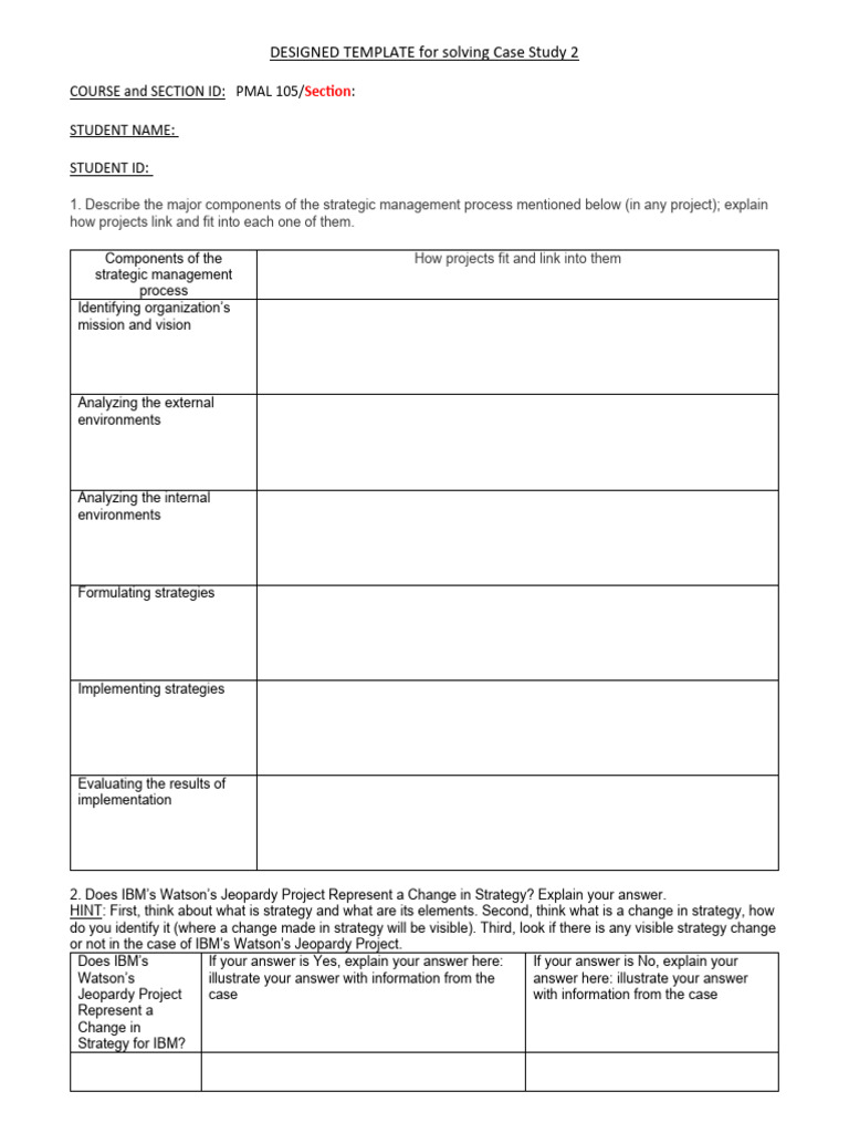 CS 2 - Template | PDF