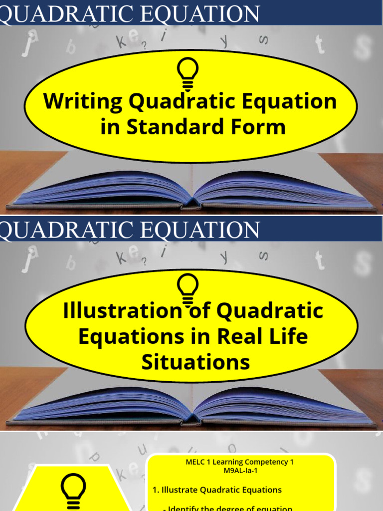 Qe Rewriting | PDF | Equations | Quadratic Equation