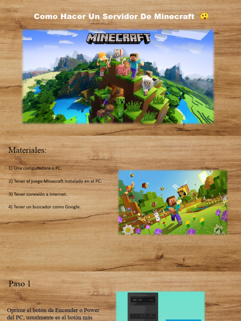 Instructivo para Crear Un Servidor de Minecraft (Stefano Pizarro)