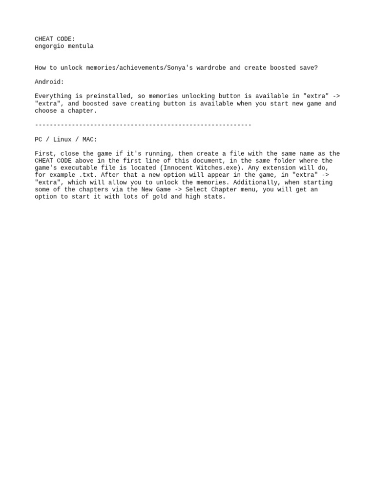 Code For Unlocking Memories | PDF