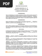 Acuerdo Ministerial No 1685-2024-Del 29 de Mayo de 2024 | PDF