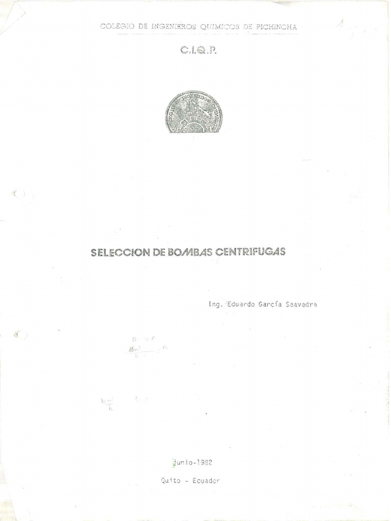 Seleccion de Bombas Savedra | PDF