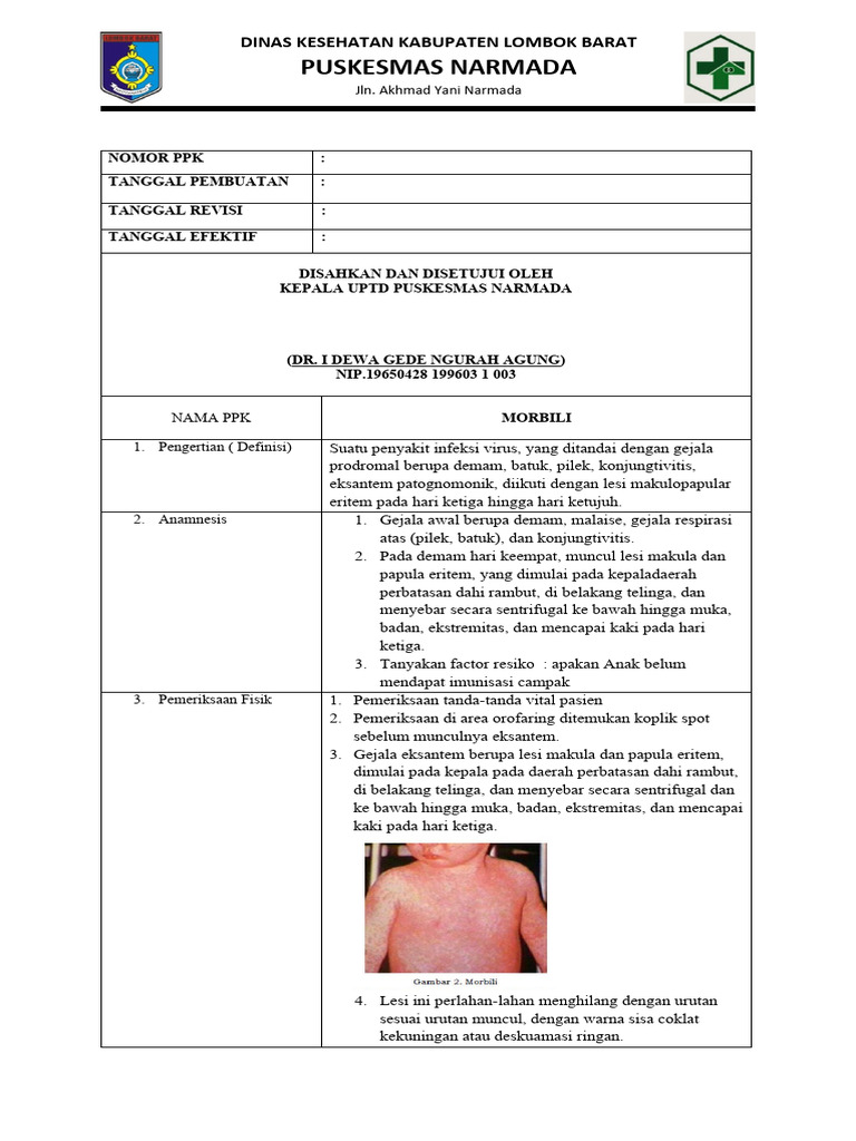 Panduan Morbili untuk Tenaga Medis | PDF | Pengembangan Diri | Sains ...