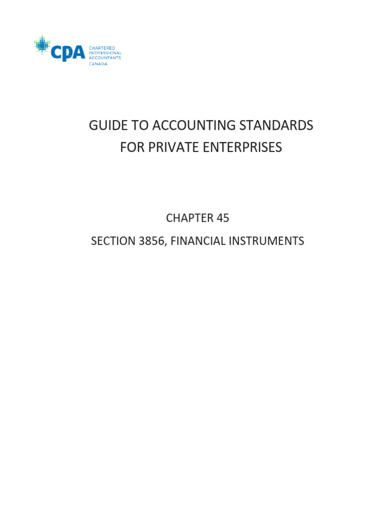RG GASPE Chapter 45 Financial Instruments | PDF | Fair Value | Equity ...