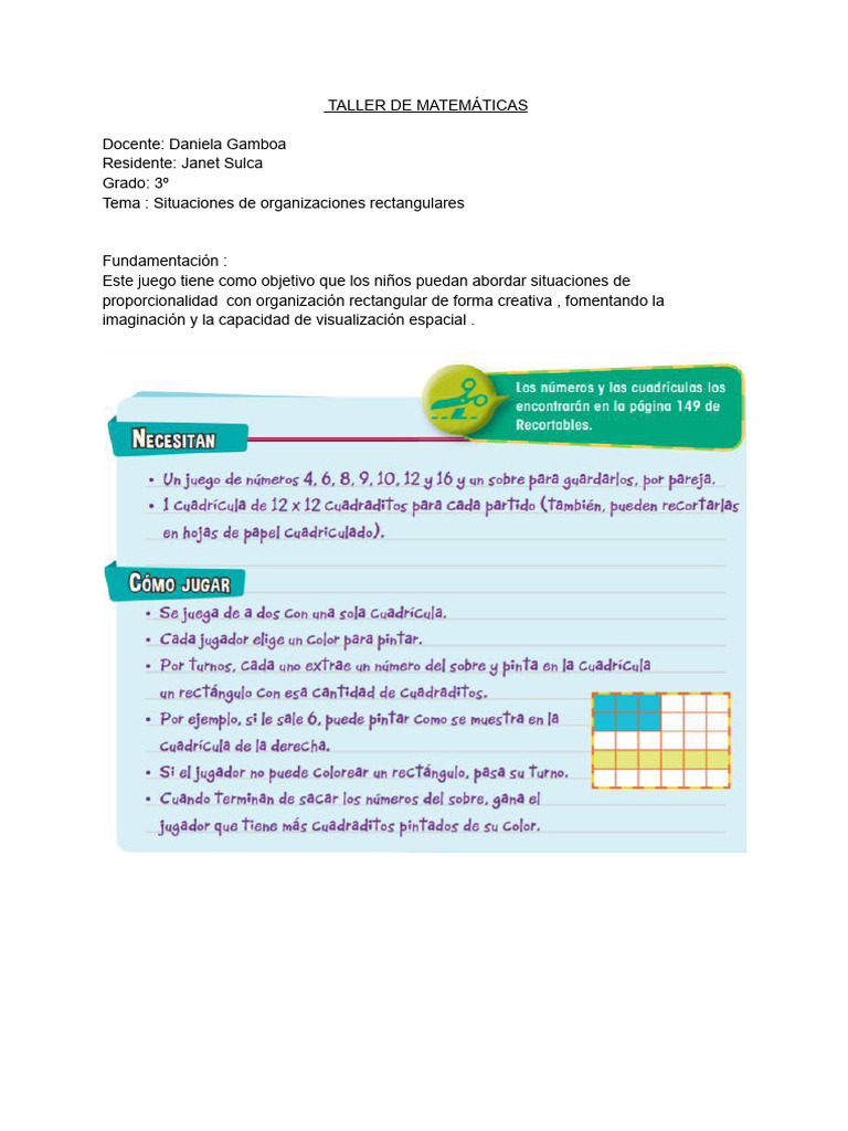 Organizacion Rectangular | PDF